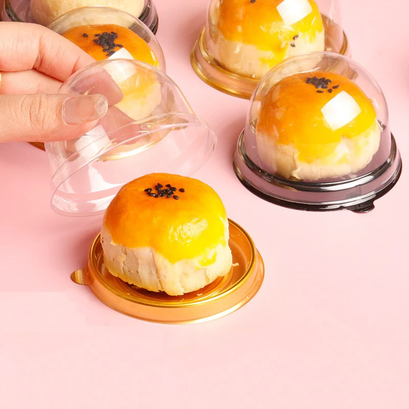 50-Pcs-Mini-Cake-Box-Dessert-Packaging-Plastic-Container-Trays ...