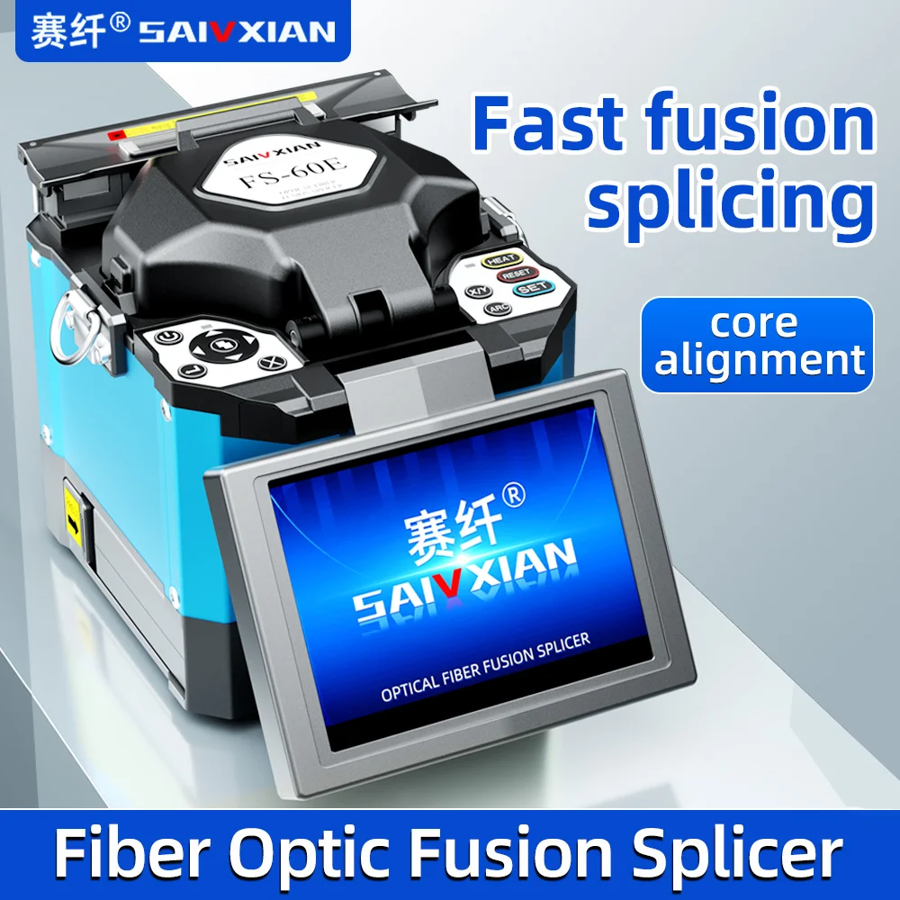 SAIVXIAN-New-Original-FS-60E-Multi-Language-FTTH-Fiber-Optic-Splicing ...