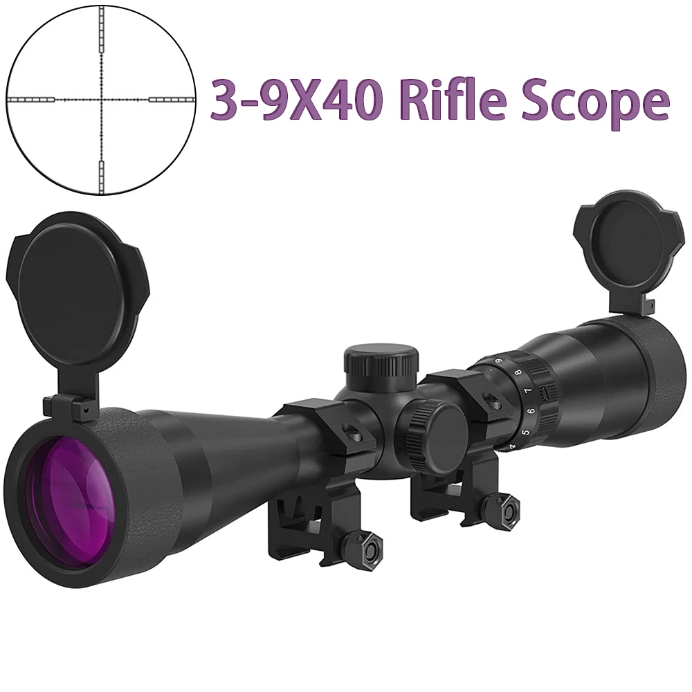 3-9x40-Hunting-Rifle-Scope-Mil-Dot-Crosshair-Reticle-Tactical-Optics ...