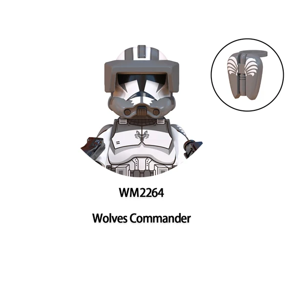 WM6128 Heavy Infantry Wolfpack Building Blocks Wolf Regiment Commandos ...