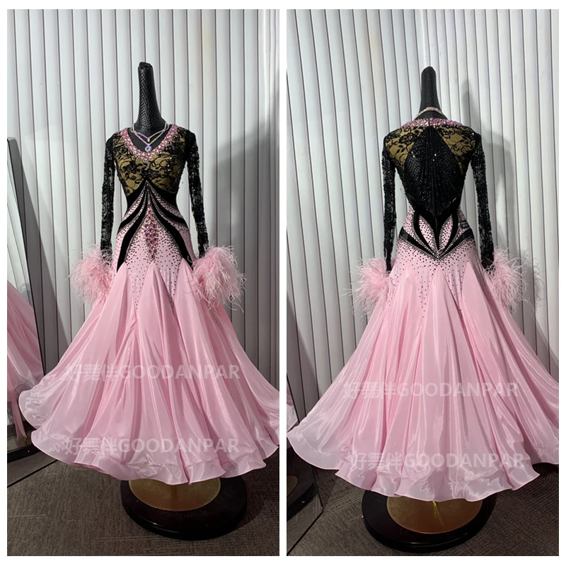 Waltz Ballroom Dance Dress Women Competition Dance Ballroom Dancing ...