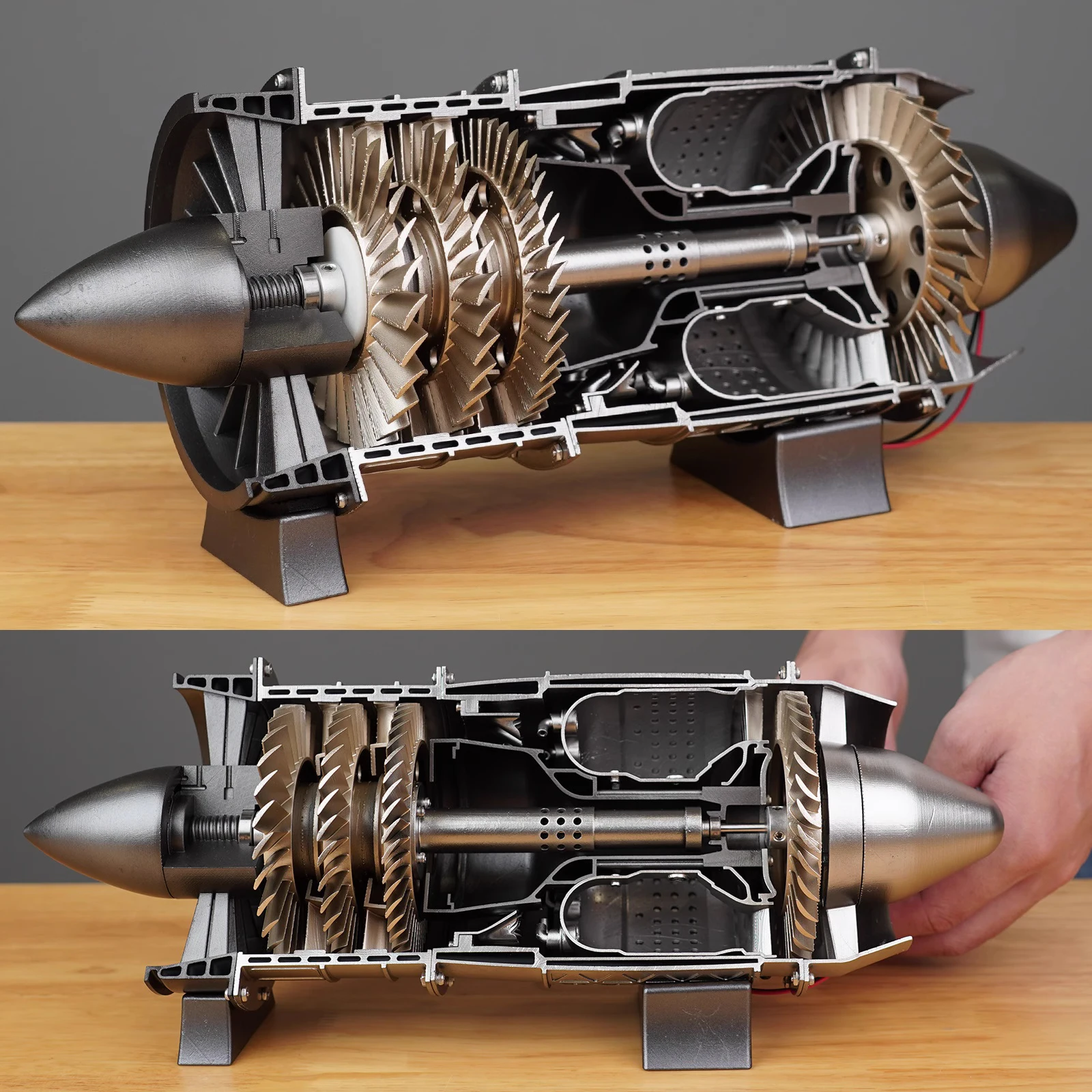 WP-85-Mini-Turbojet-Engine-Model-DIY-Assembly-Kit-Movable-and-Runnable ...