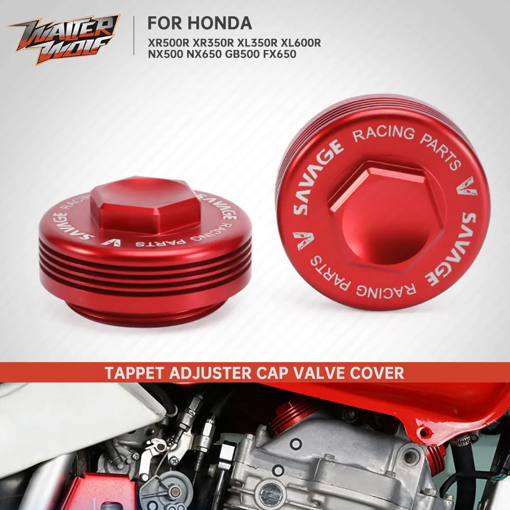 Motorcycle Tappet Adjuster Valve Cap Cover For Honda NX500 NX650 ...