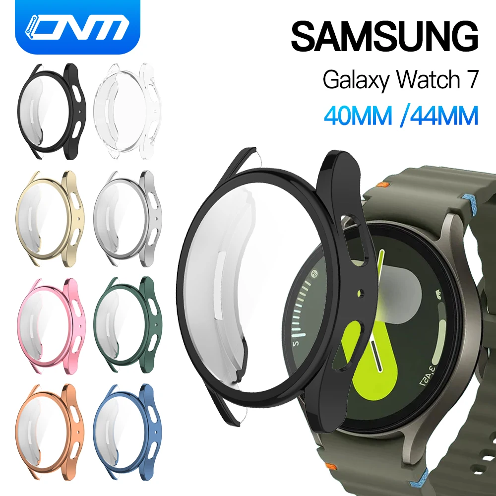 Case-for-Samsung-Galaxy-Watch-7-44MM-40MM-Full-Coverage-Bumper-Soft-TPU ...