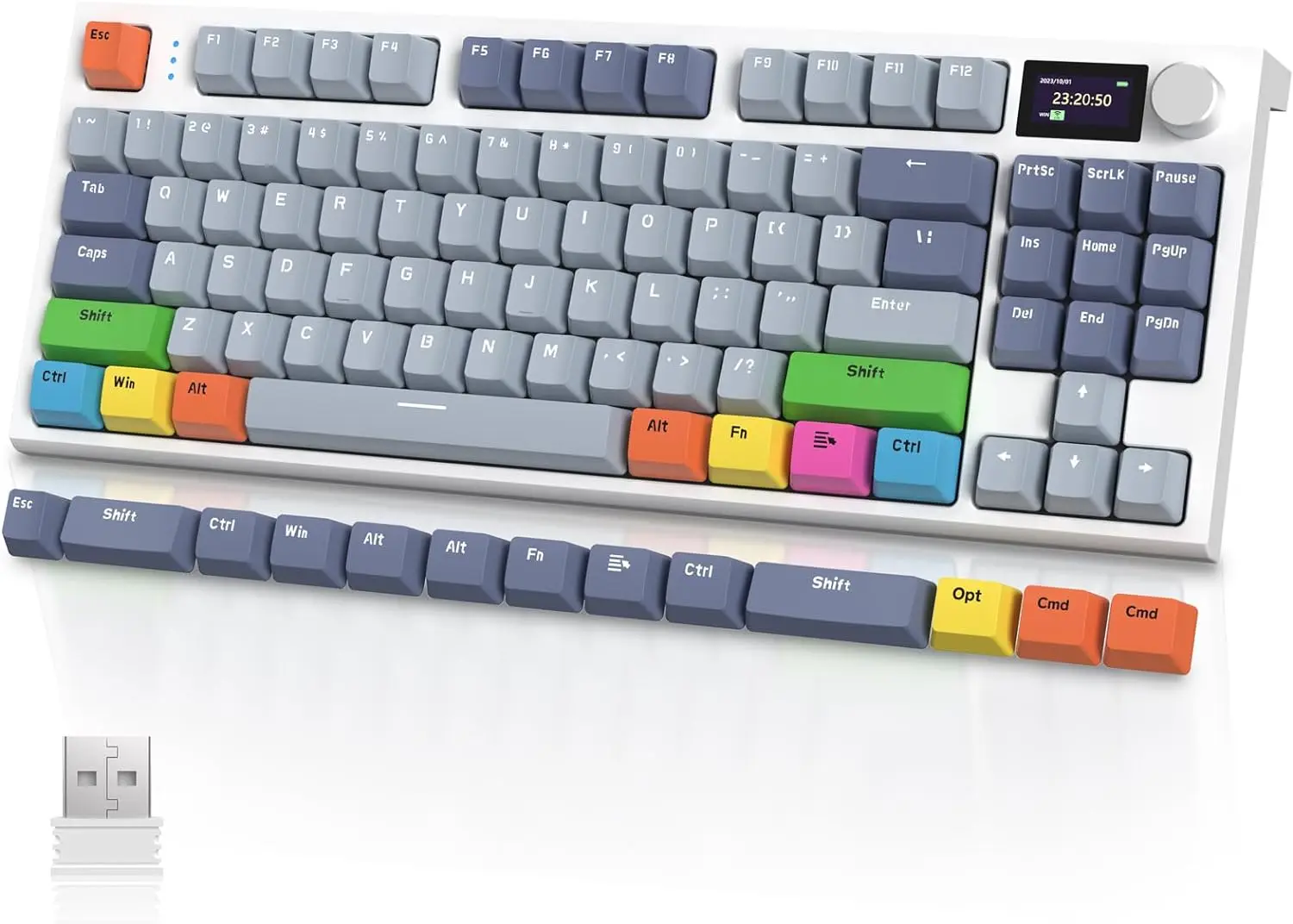 MAMBASNAKE-RK86PRO-Wireless-Mechanical-Keyboard-Apex-Pro-TKL-75-2-4G ...