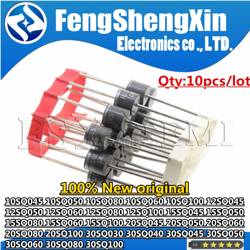 10pcs 10SQ045 10SQ050 12SQ045 12SQ050 15SQ045 15SQ050 20SQ045 20SQ050 ...
