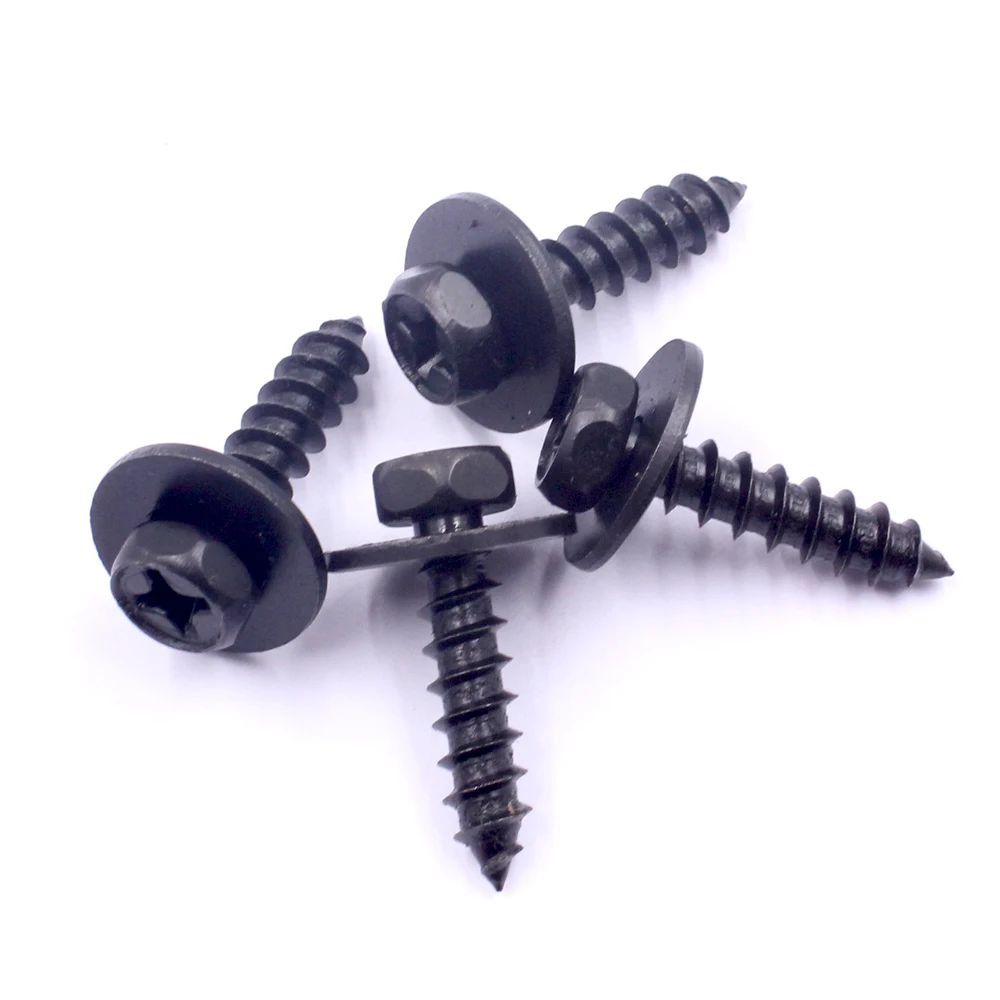 10Pcs Car Body Fender Screw Metal Self Tapping Screw Rivet Fastener ...