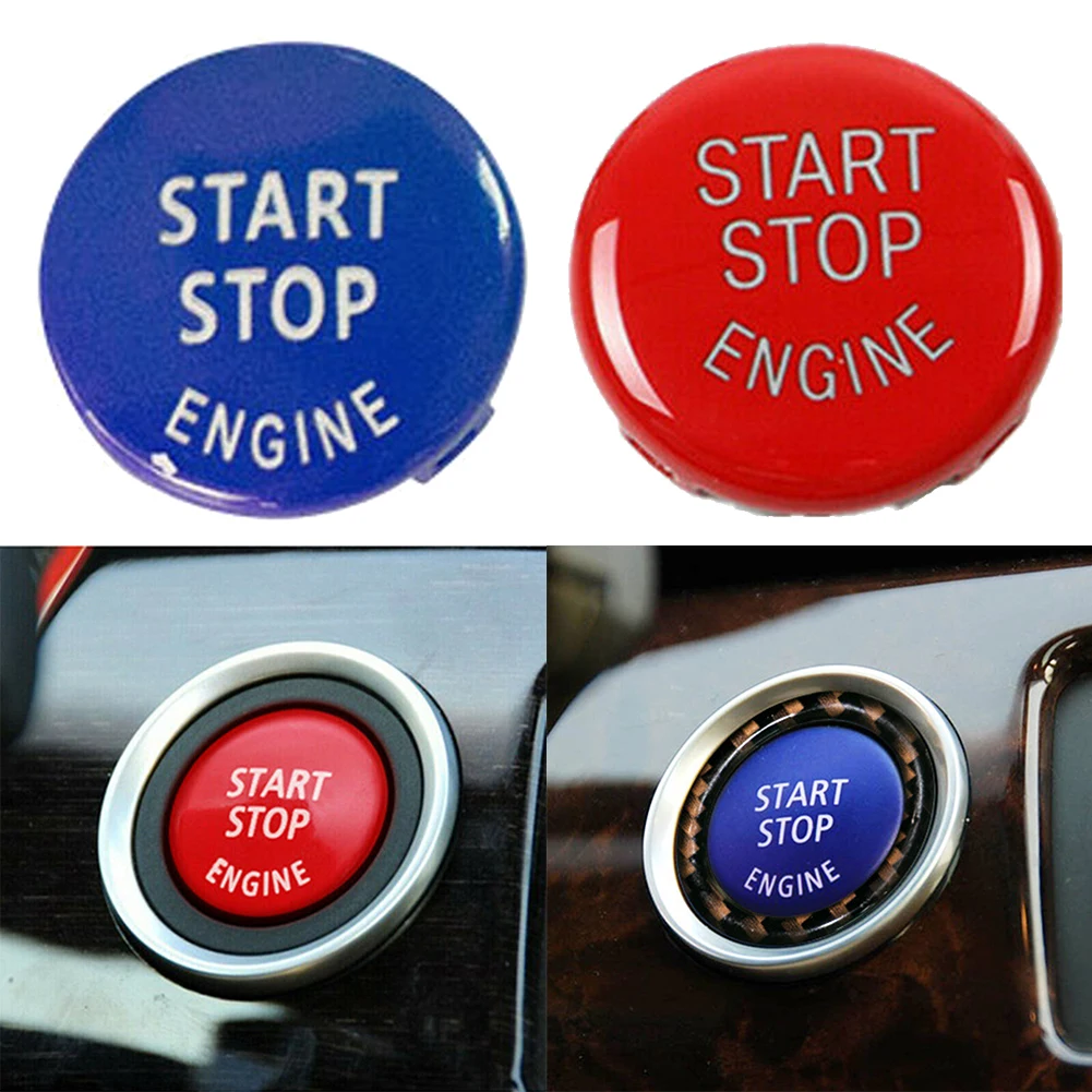 1pcs-One-touch-Start-Button-Engine-Start-Stop-Switch-Button-Cover-For ...