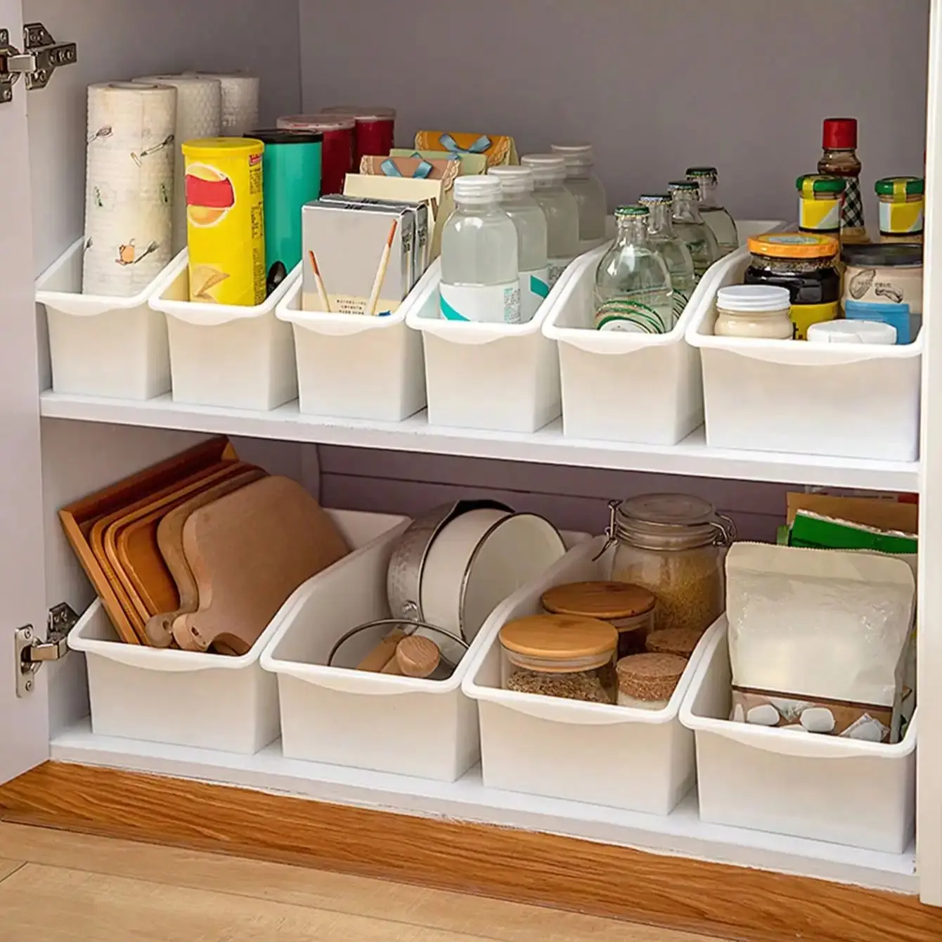 Kitchen Gap Debris Storage Basket, Snack Cabinet, Seasoning Basket ...