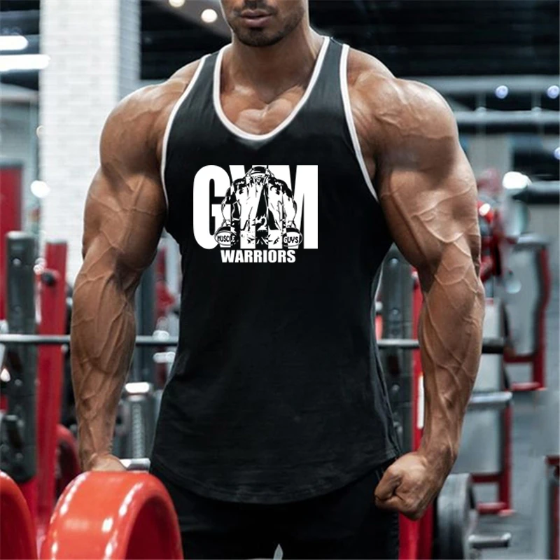 Gym-Bodybuilding-Workout-Muscle-Tank-Tops-Summer-Cool-Cotton-Breathable ...