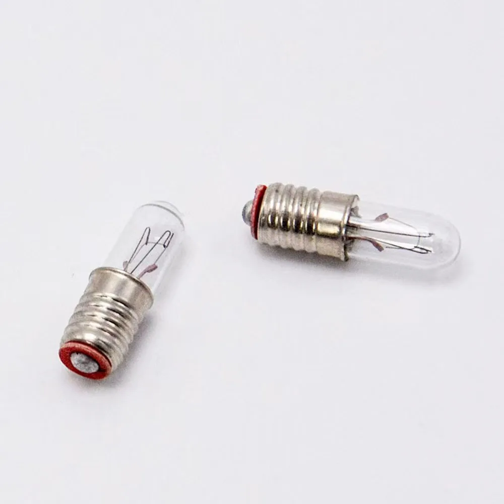 10pcs/lot Mini indicator light bulb E5 1.5V 6.3V 12V 24V 0.1A small ...