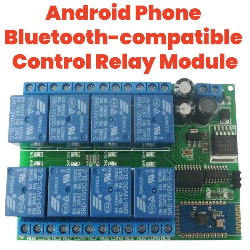 Android-Phone-Bluetooth-compatible-Control-Relay-Module-For-Smart-Home ...