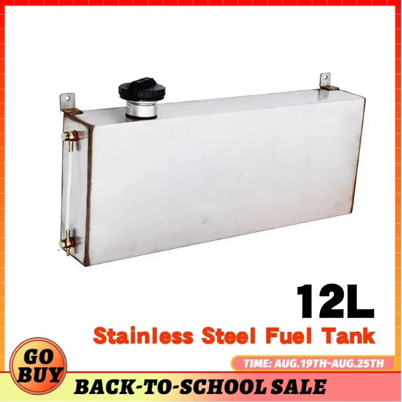12L-Gases-Can-Stainless-Steel-Metal-Square-Fuels-Container-For-Auto ...