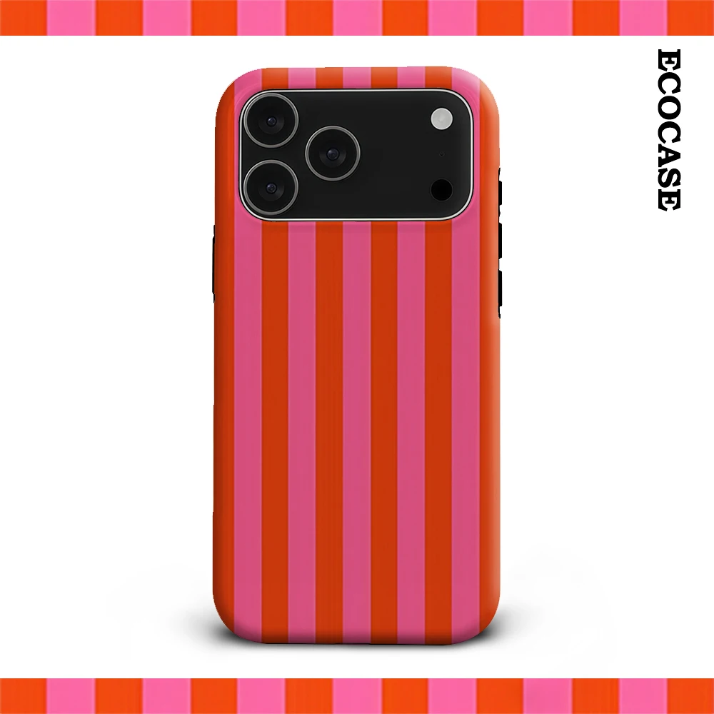 Pink Red Stripes IPhone17 Must-Haves Phone Case for IPhone 17 16 15 14 ...