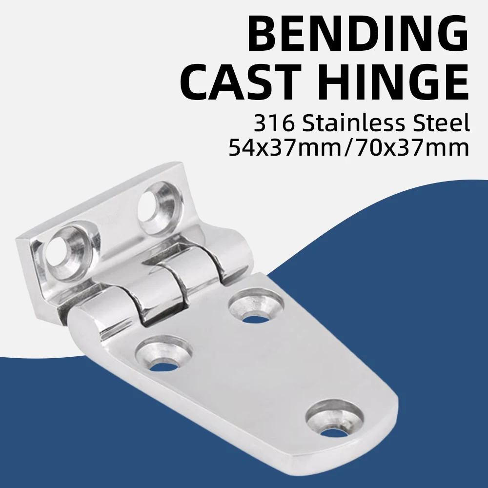 1Pcs Boat Door Hinge 316 Stainless Steel Bending Hinge Rustproof High ...