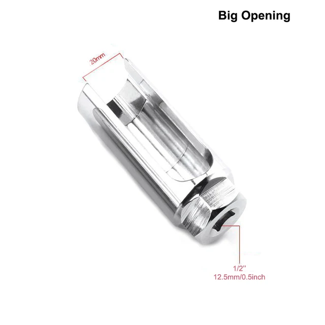 Universal 22mm 1/2" Drive Car Lambda Oxygen Sensor Socket Wrench ...