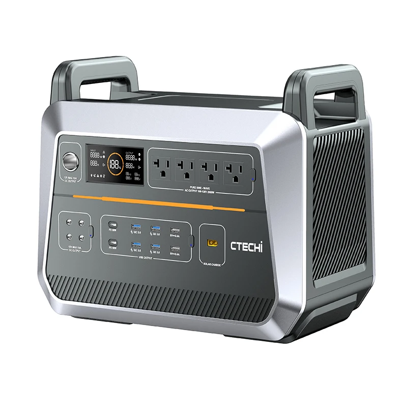 2kw-4kw-Portable-solar-powered-generator-station-lifepo4-with-panel-set ...