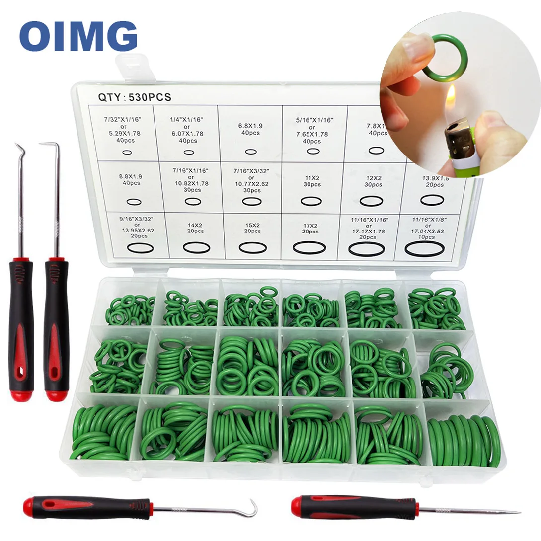 530-270pcs-O-ring-Set-Rubber-Gaskets-Seal-Ring-for-Car-Air-Condition ...