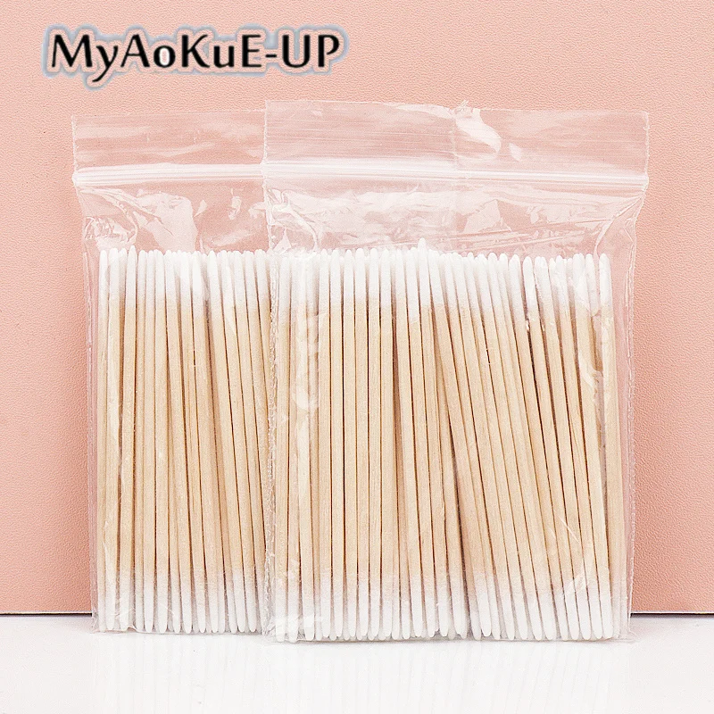 100-300Pcs-Disposable-Ultra-small-Cotton-Swab-Brush-Lint-Free-Micro ...