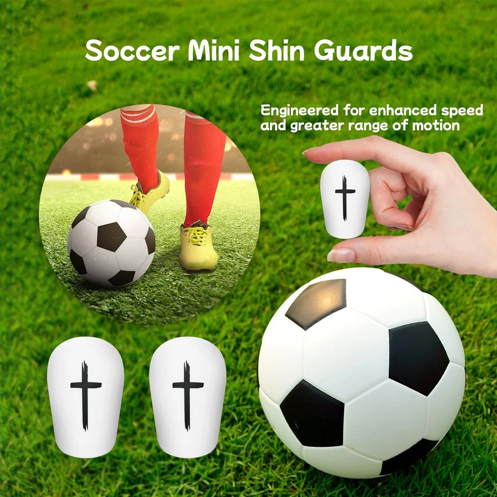 1Pair Mini Soccer Shin Guards - Ultra Lightweight PP+EVA Shin Pads for ...