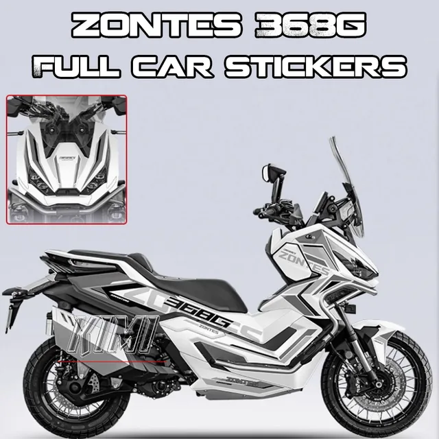 Zontes 703f Pegatinas 3D Para Scooter Zontes 368G - Protege Y Decora Tu ...