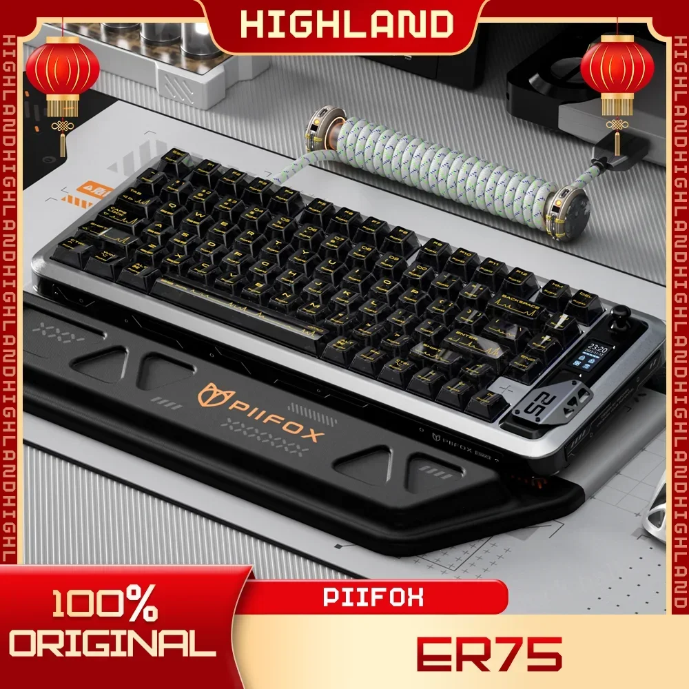 PIIFOX-ER75-Magnetic-Switch-3Mode-Wireless-Keyboard-Mechanical-Keyboard-82keys-Hot-Swap ...