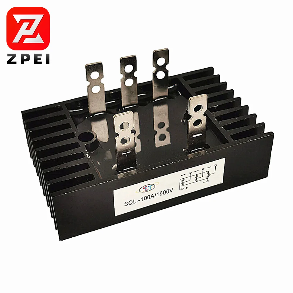 Three-phase bridge rectifier SQL40A 60A 80A 100A 1600V bridge rectifier ...