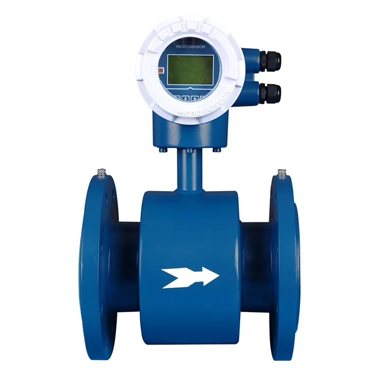 Microsensor Integrated Flow Meters MFE600E CE Approval Open Channel Electromagnetic Water Flow ...