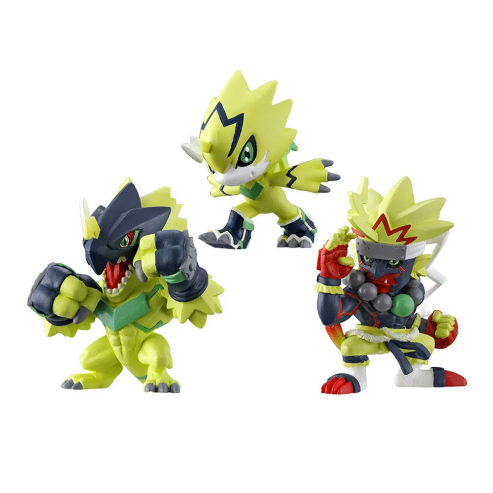 Bandai Digimon Adventure, Juego de 3 figuras de juguete, Pulsemon ...