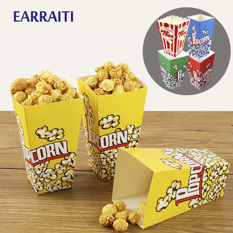 Blue Popcorn Container