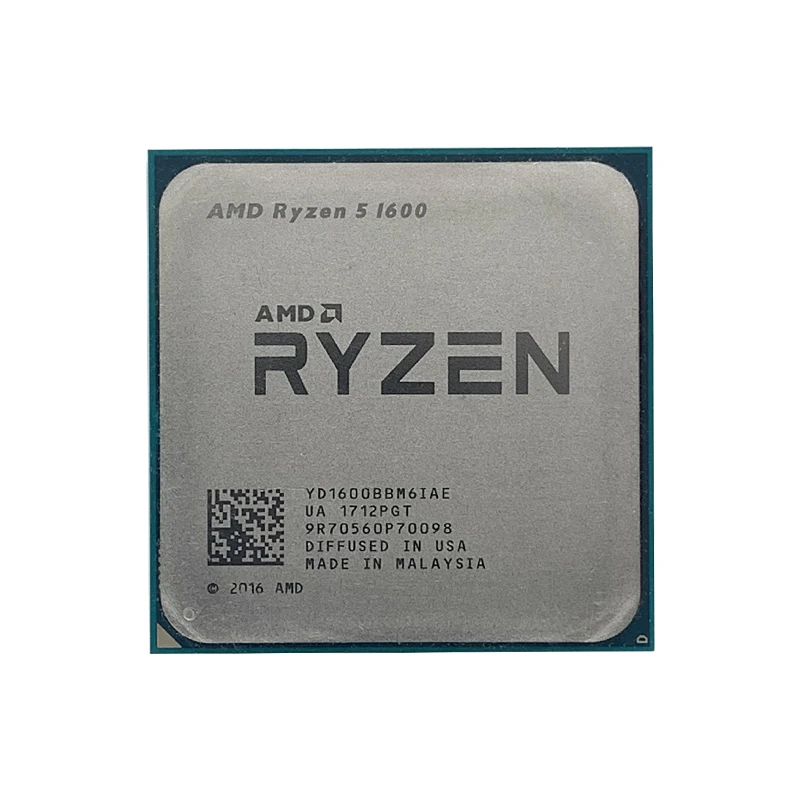 Procesador De CPU AMD Ryzen 1600 R5 1600 3,2 GHz, Seis Núcleos Y 12 ...