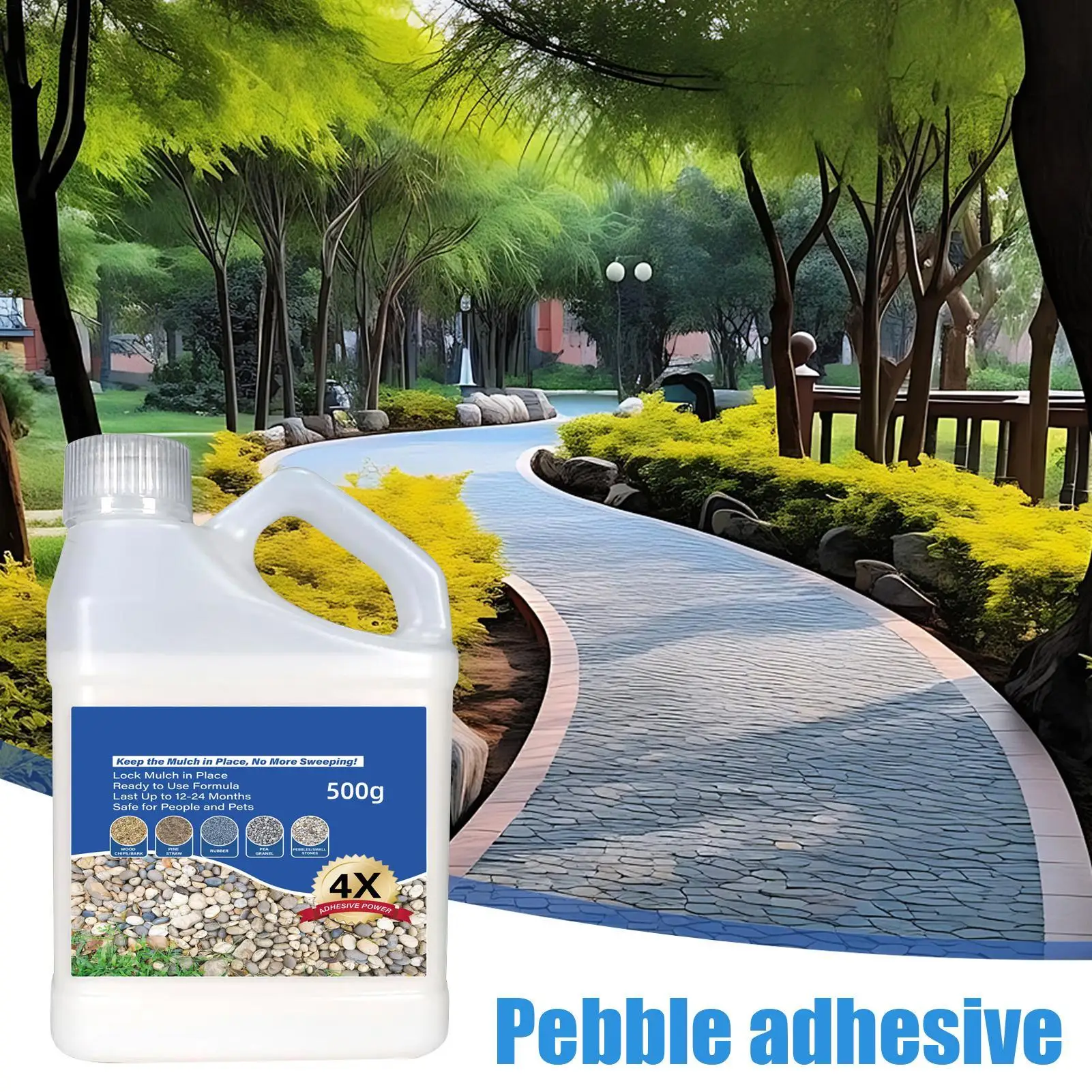 Stone Glue Quick Drying Landscape Adhesive Clear Waterproof Glue for ...