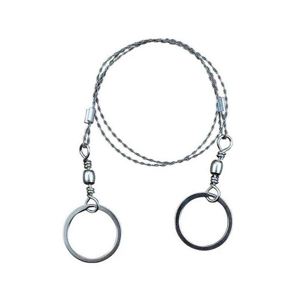 Survival Wire Saw Portable Cable Cutting String Pocket Steel Chain Wire ...