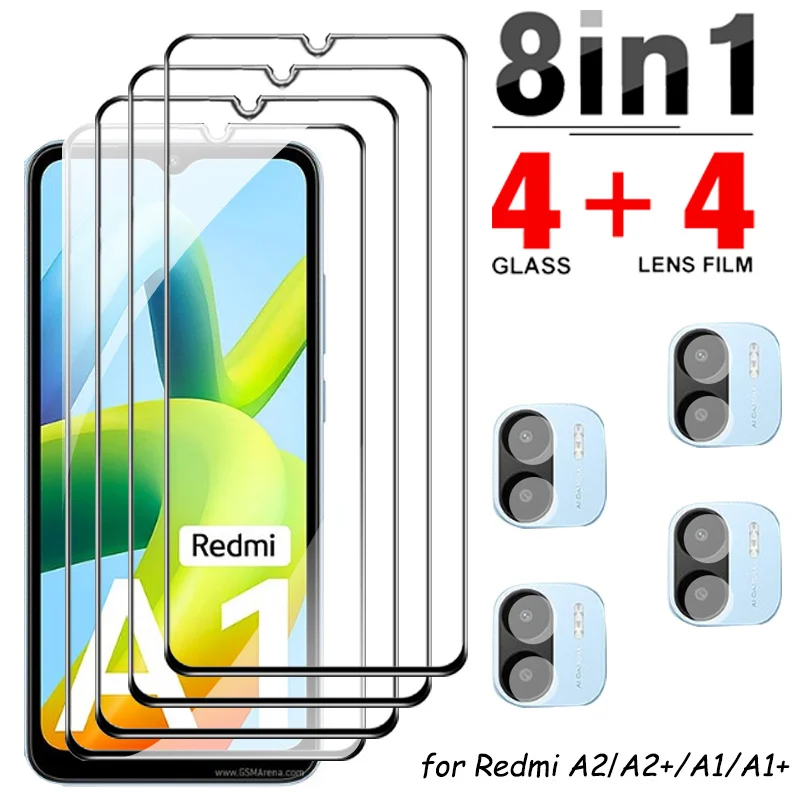 cristal-templado-para-xiaomi-redmi-A2-Protector-de-pantalla-redmi-A1 ...