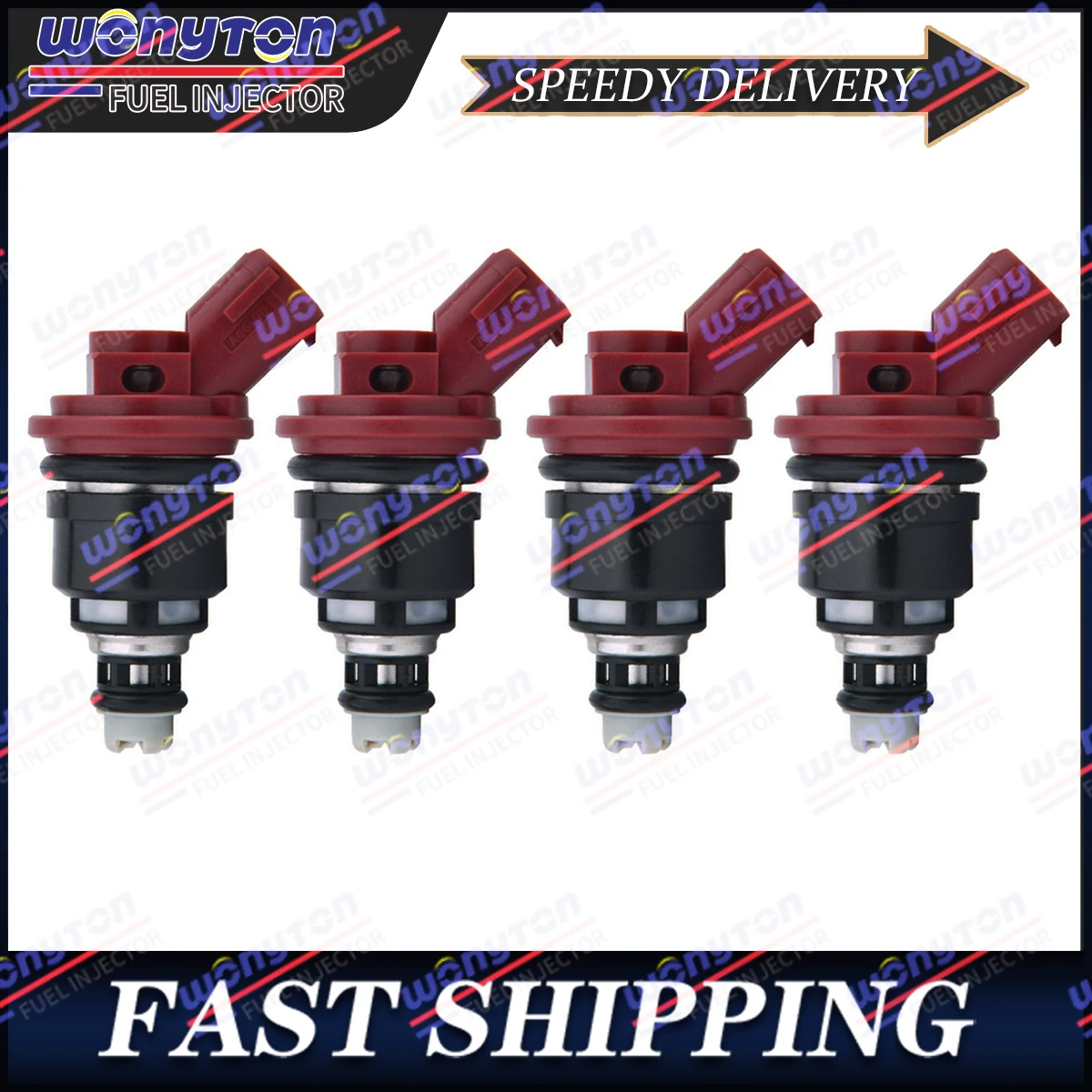 Wonyton 4pcs Upgrade Injectors 16611-AA310 Compatible with 1992-1998 ...