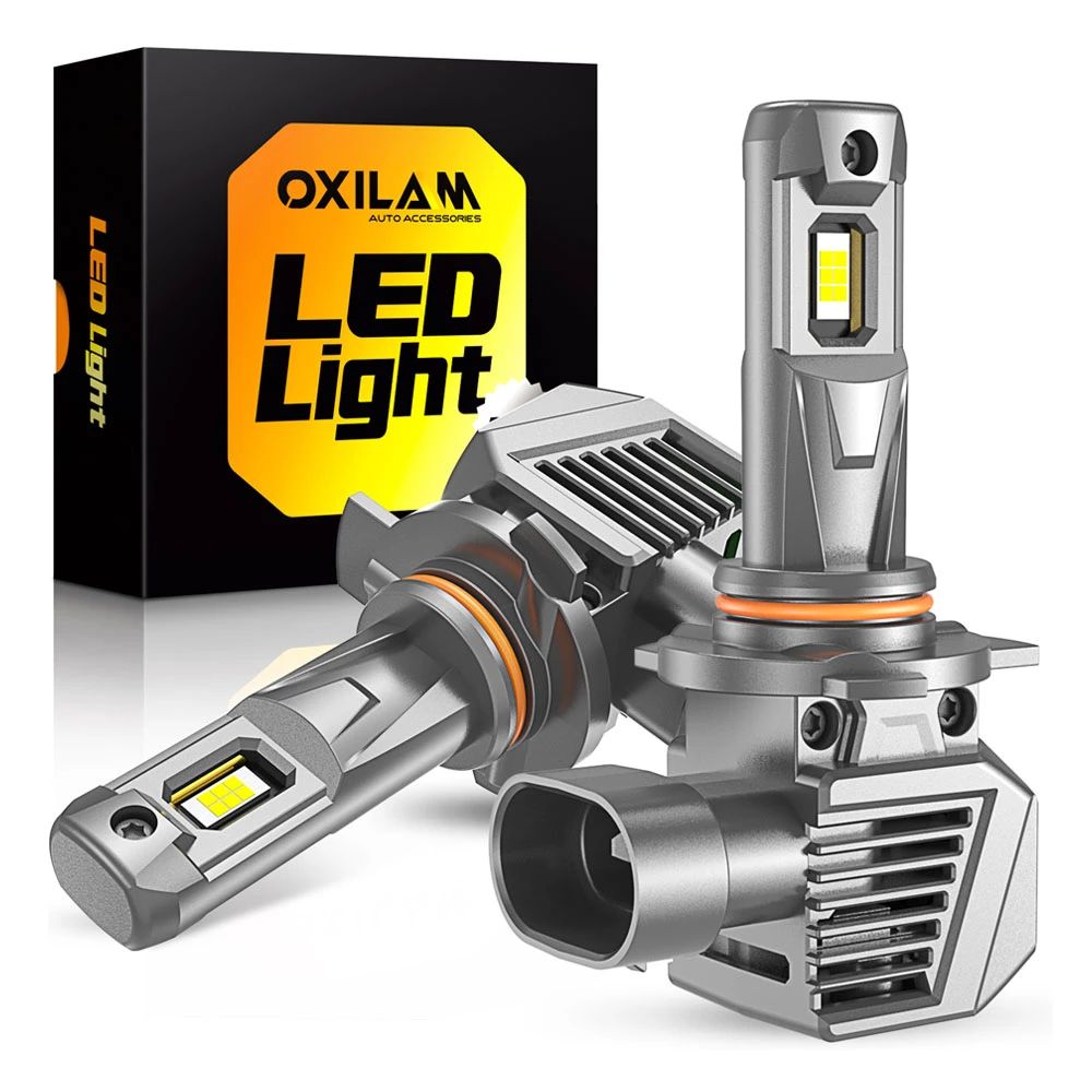 OXILAM 22000LM Turbo LED Car Headlight 9012 HIR2 Bulbs Canbus Error ...