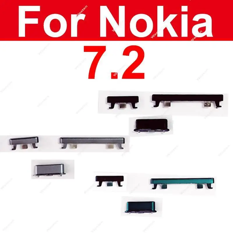 Power-Volume-Buttons-For-Nokia-7-2-On-Off-Power-Volume-Small-Side-Keys ...
