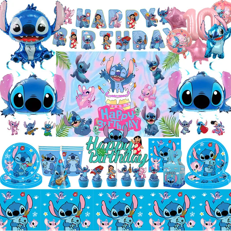 Disney-Stitch-Birthday-Party-Decorations-Lilo-Stitch-Balloons-Paper ...