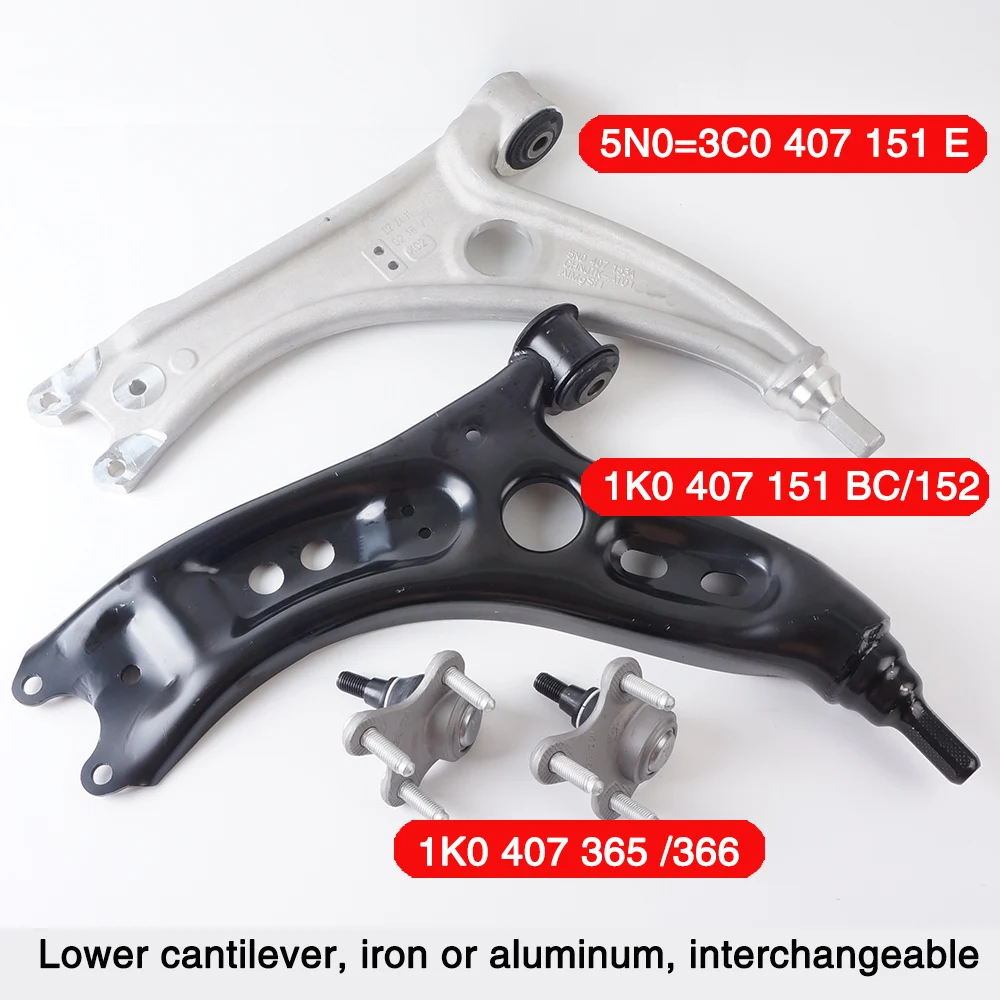 1K0407151BC/152BC Triangle Arm for Audi A3 VW Scirocco Yeti Golf Plus ...