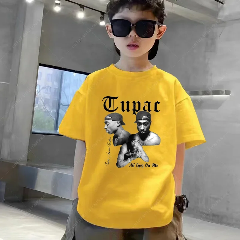 Camiseta de algodón para niños, de Tupac 2pac, rapero, Thug Life ...