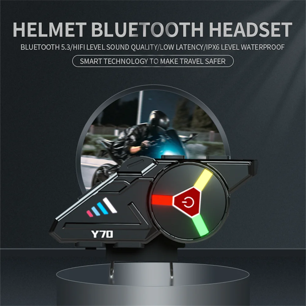 Y70-Motorcycle-FM-Bluetooth-Helmet-Headset-Wireless-Handsfree-Call-Kit ...