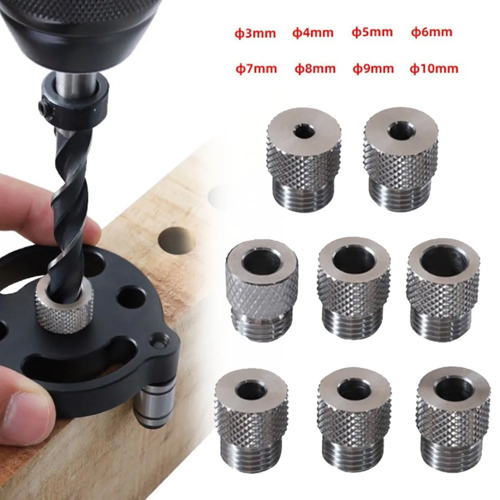 1PC-3-10mm-Drill-Sleeve-Woodworking-Drill-Guide-Bushing-M14-Dowelling ...