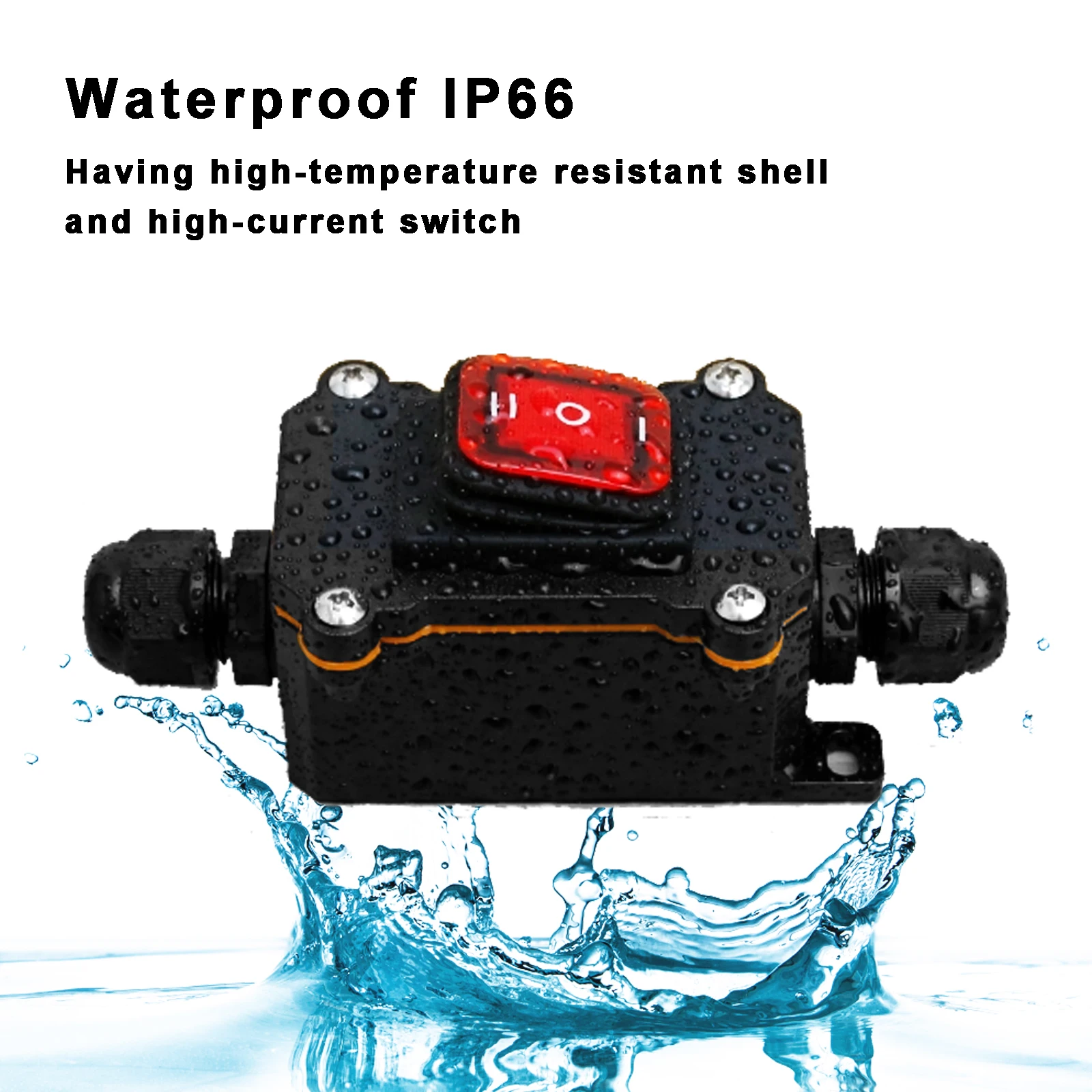 Inline-Cord-Switch-DC-12V-24V-Waterproof-Power-Momentary-Toggle-Switch ...