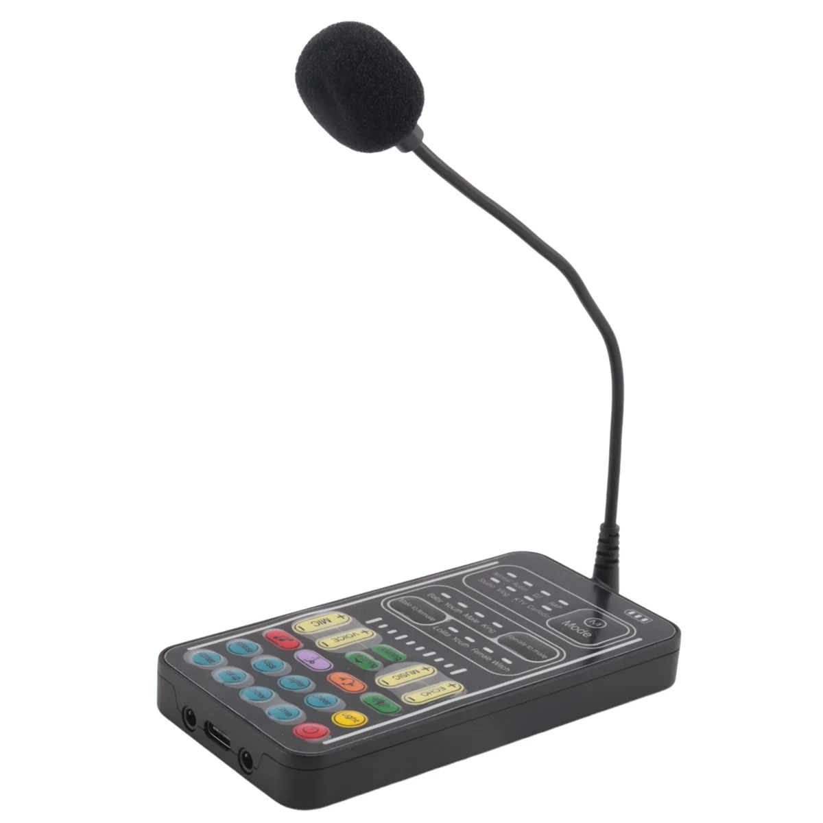 A17Z Voice Changer Handheld Microphone Voice Changer with Sound ...