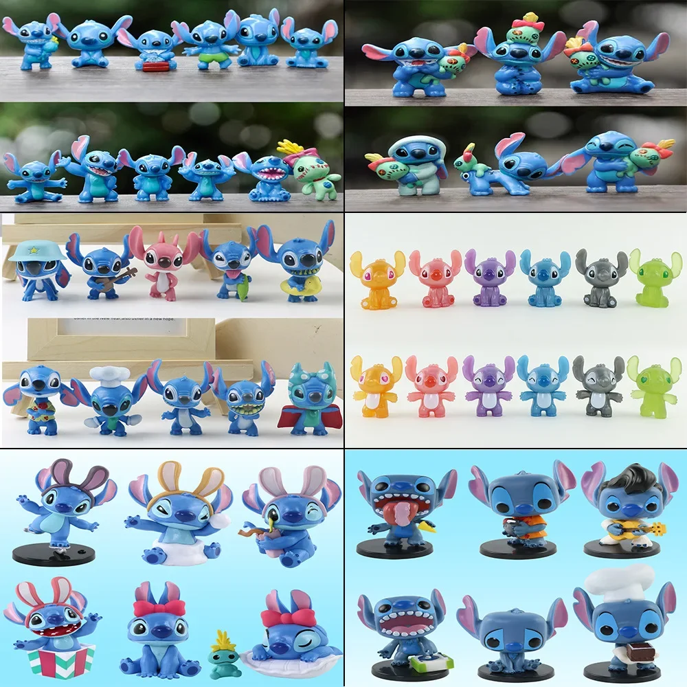 Figura-de-Anime-de-Stitch-para-ni-os-juguete-de-dibujos-animados ...