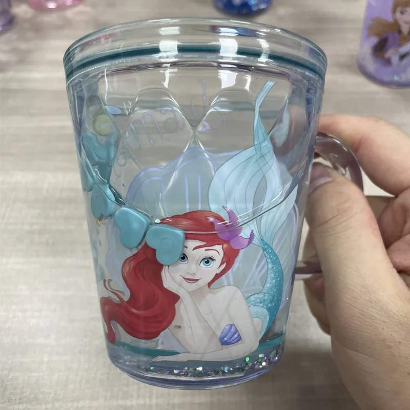 Disney Princess Cups Frozen 2 Elsa Mickey Mouse Milk Cup AS Crystal Cup ...