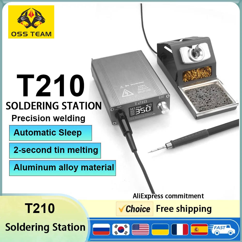 OSS-T210-Solder-Station-75W-Digital-display-Constant-temperature-C210 ...
