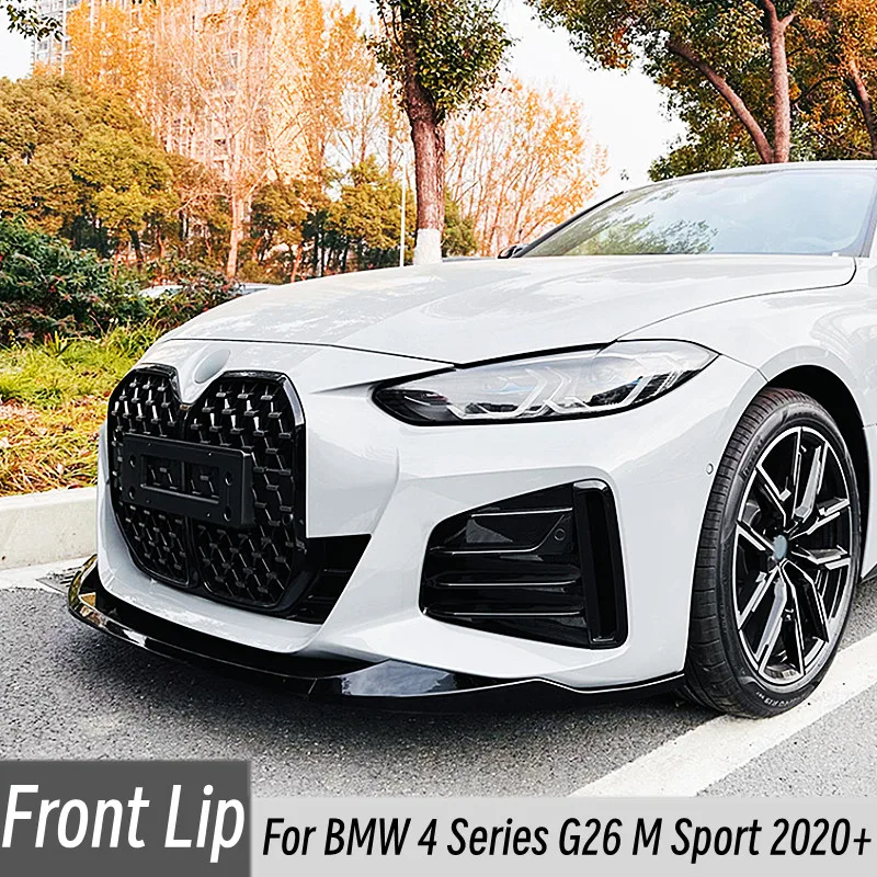 For 2020+ BMW 4 Series G26 M Sport 3pcs/Set ABS Plastic Car Front ...