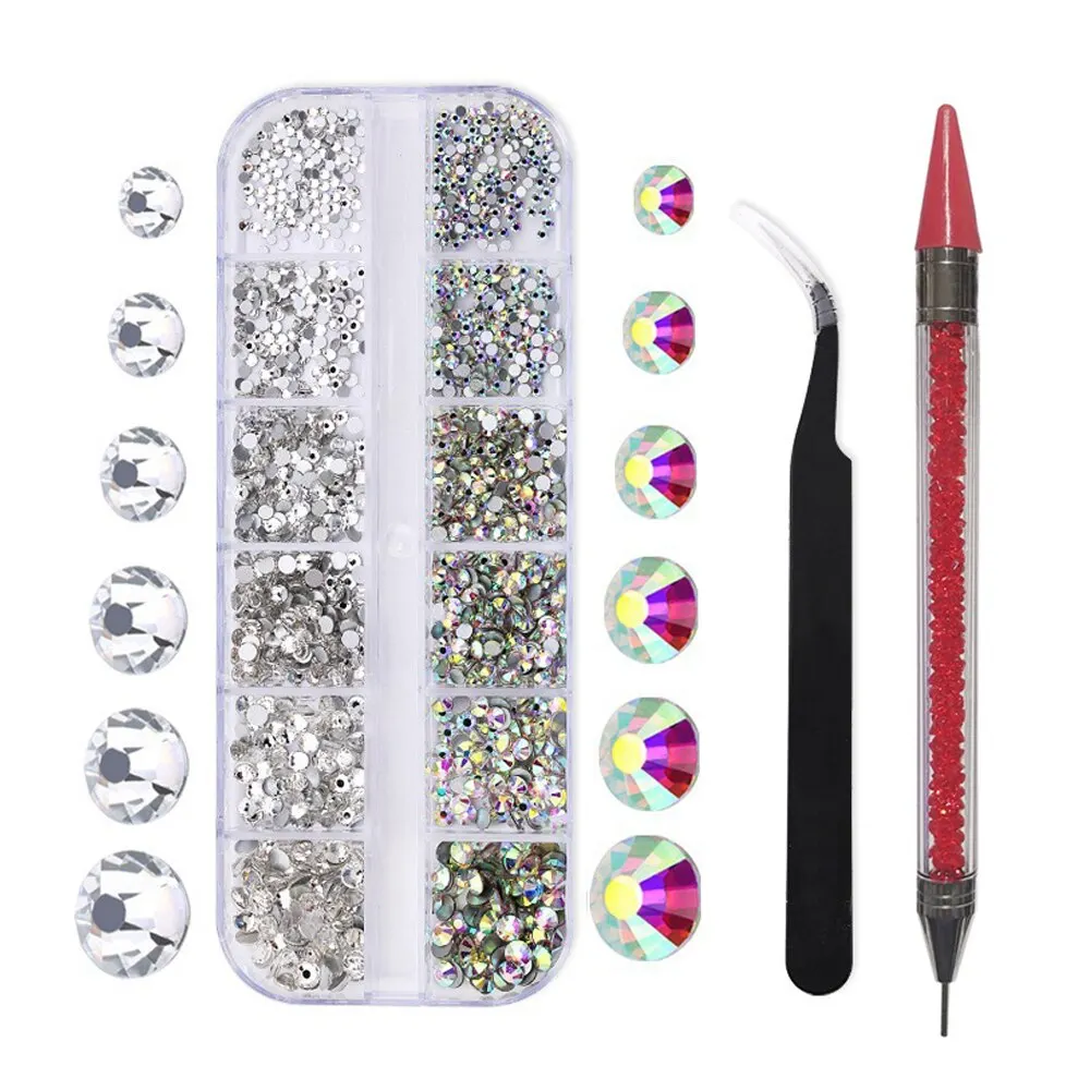 Hot-New-Multi-Size-Nail-Rhinestones-3D-Crystal-AB-DIY-Nail-Art ...