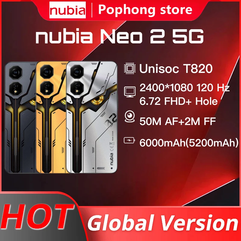 Original-Nubia-Neo-2-5G-gaming-phone-6000mAh-long-lasting-battery-6-72 ...